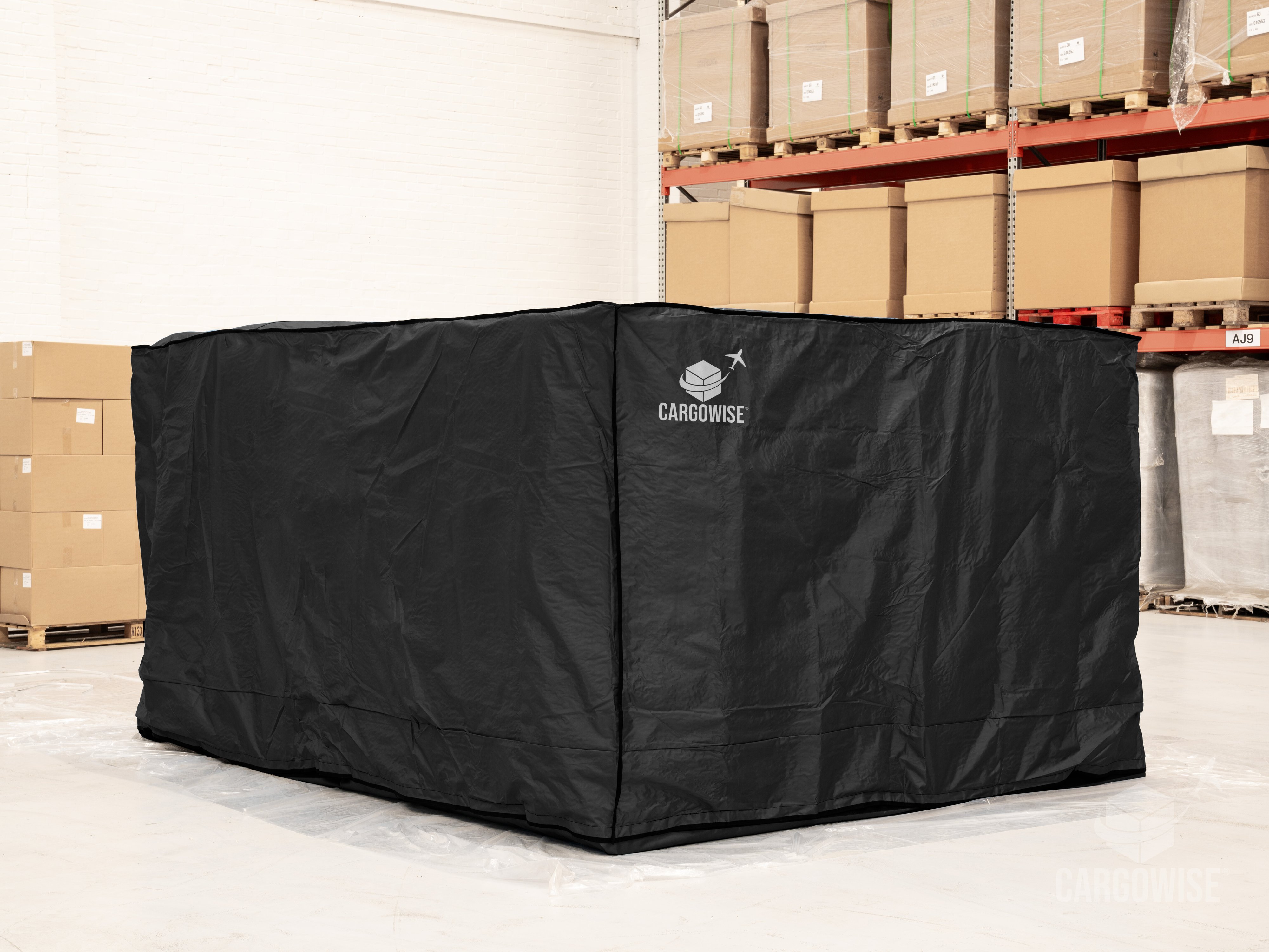 Secure cut resistant pallet cover