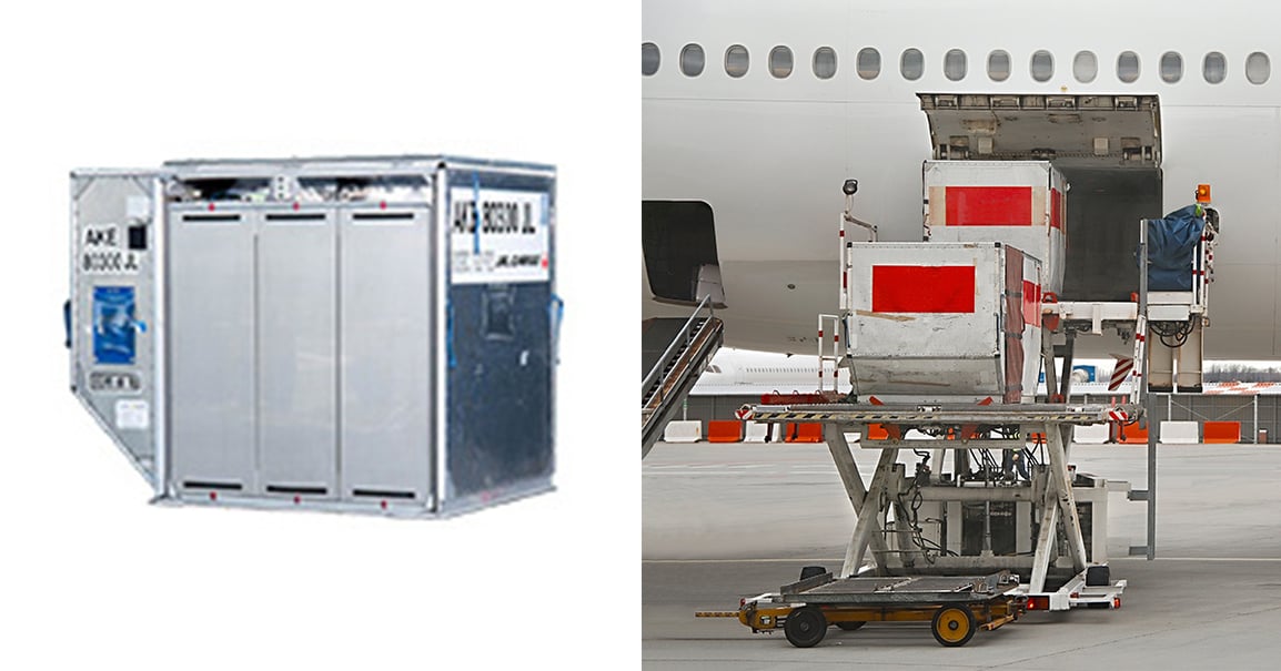 How do I transport temperature sensitive goods?