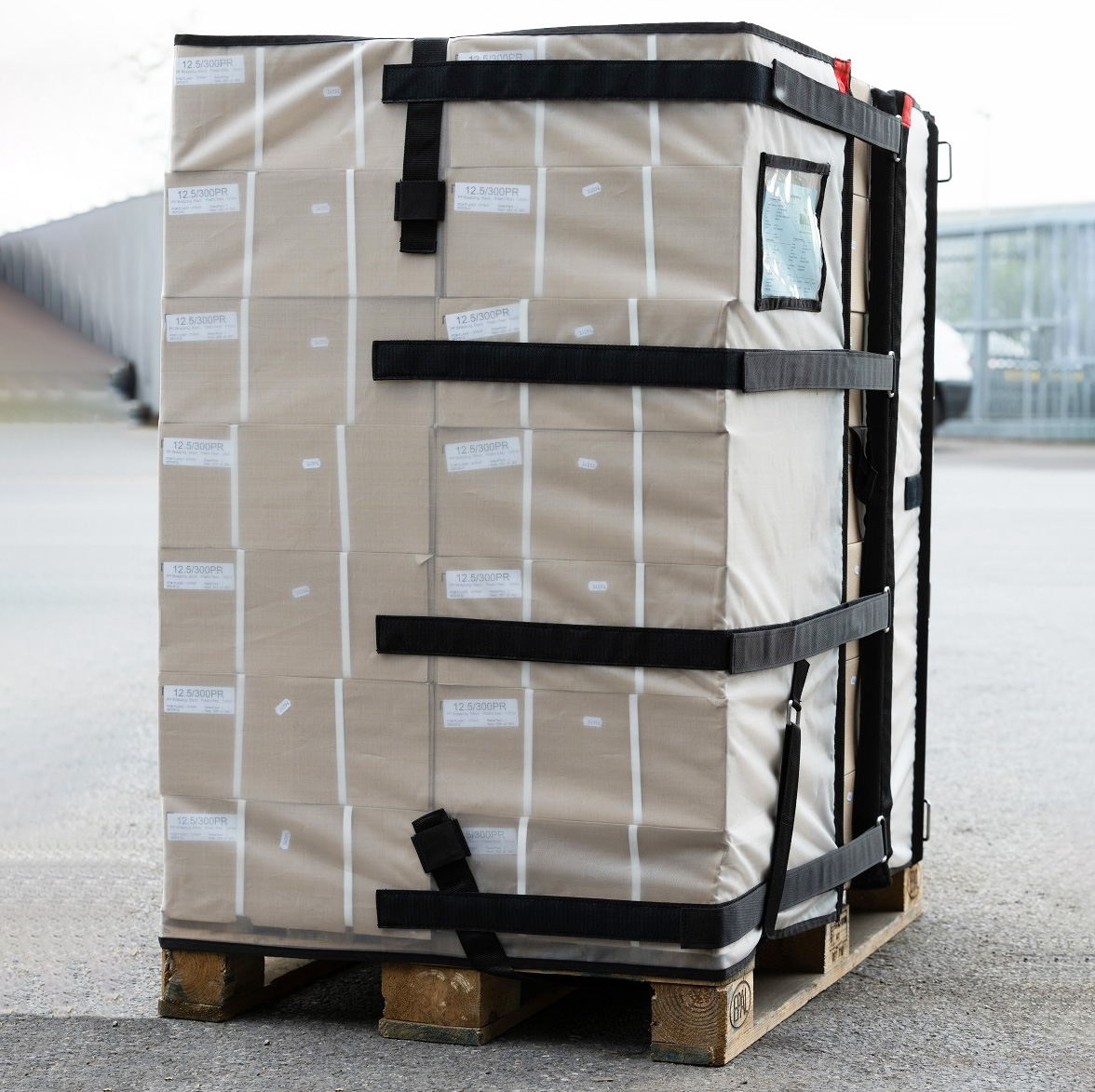 CARGOWRAP reusable pallet wrap shrink wrap alternative to pallet wrap film