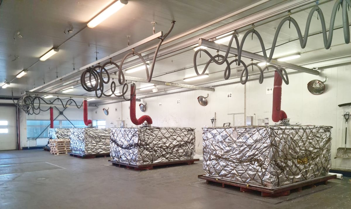 PMC Air Freight Pallets Thermal Protection